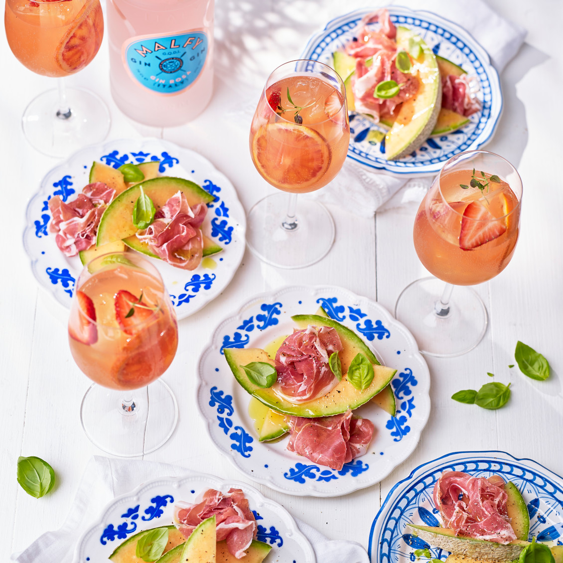 Prosciutto & melon platter